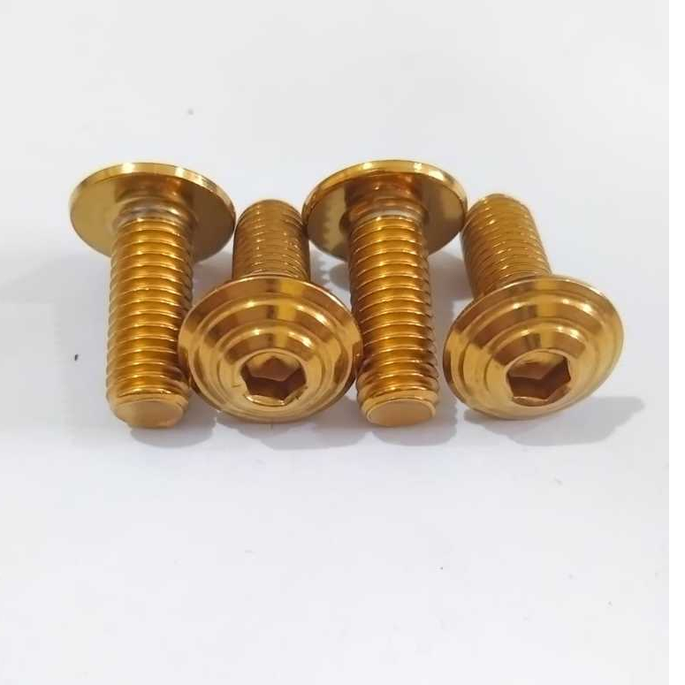 Jual BAUT PROBOLT UKURAN M8X20 DRAT 12 PANJANG 2 CM WARNA GOLD MODEL ...