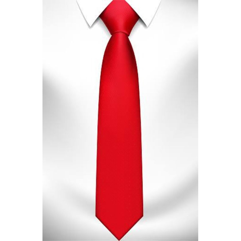 Jual Dasi Merah Bendera Panjang Termurah Formal Kerja | Shopee Indonesia