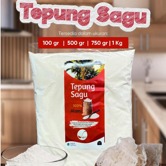 Jual Tepung Sagu 1kg / 100% Sari Pati Pohon Sagu Halal / Tepung Sagu ...