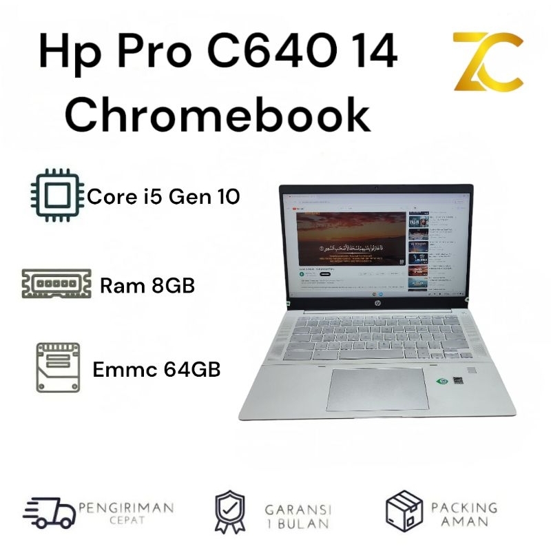 Jual Hp Pro C640 14 Chromebook Core i5 Gen 10 | Shopee Indonesia