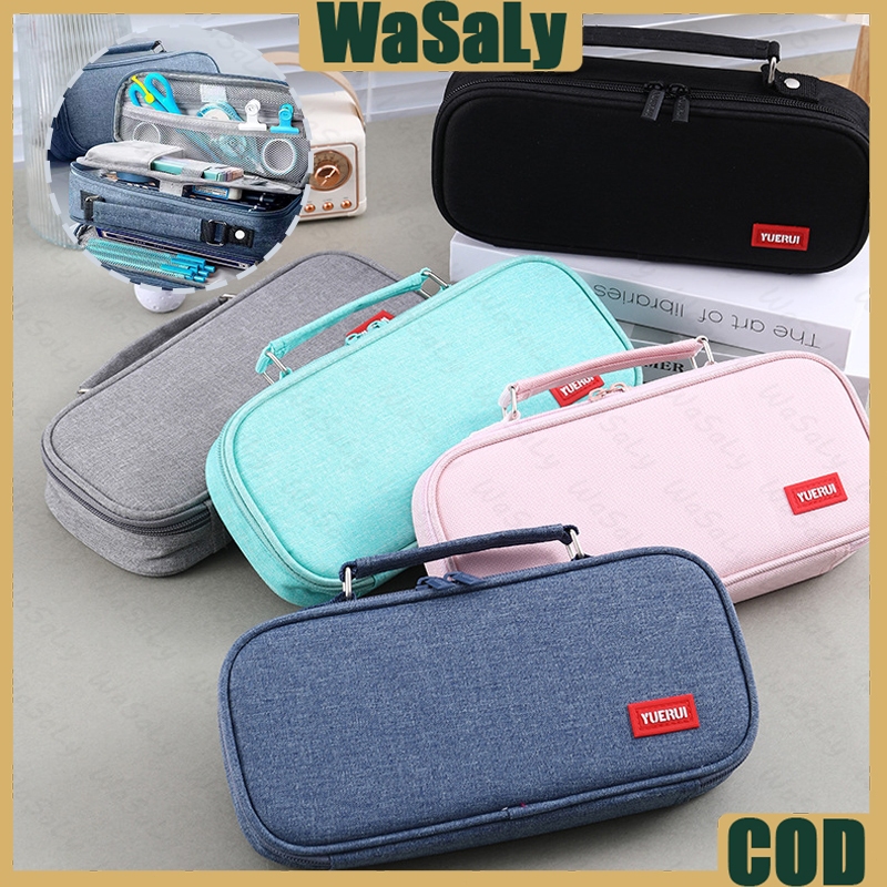 Jual Tempat Pensil Ritsleting Kapasitas Besar Kotak Pencil Case Large ...