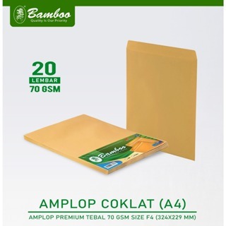 Jual AMPLOP BAMBOO CK F4 | Shopee Indonesia
