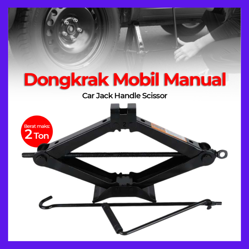 Jual Dongkrak Ulir Mobil 2 Ton / Dongkrak Mobil buaya/Dongkrak Ban Jack ...