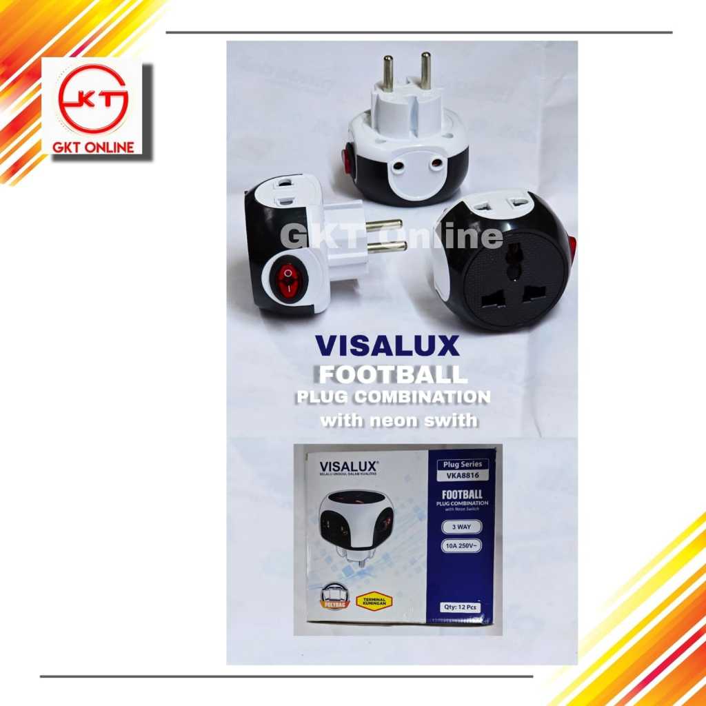 Jual Steker Serbaguna Switch kombinasi Football VKA 8816 VISALUX ...