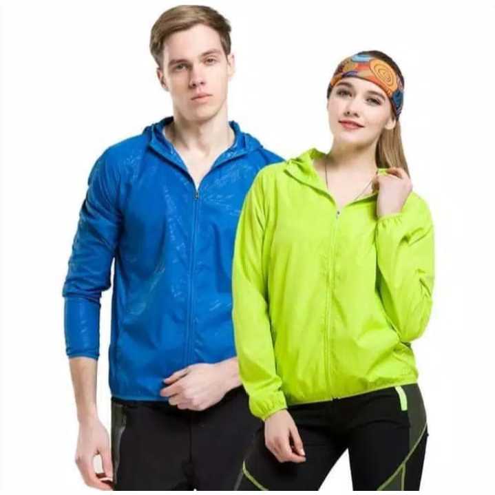 Jual Jaket Running anti UV lipat dan anti air,Jaket Lipat Pria dan ...