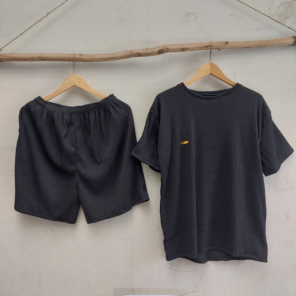 Jual One Set Pendek Pendek - Setelan Pendek Polos | Shopee Indonesia
