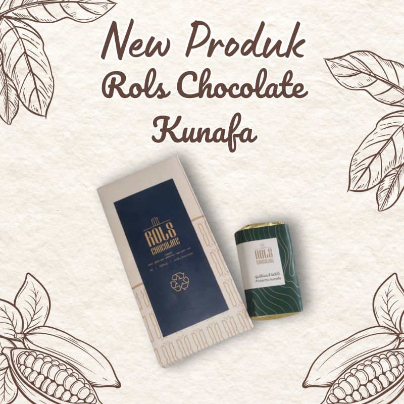 Jual Rols Chocolate Kunafa || Coklat Kunafa || Coklat Original || Coklat viral|| Oleh2 Umroh ...