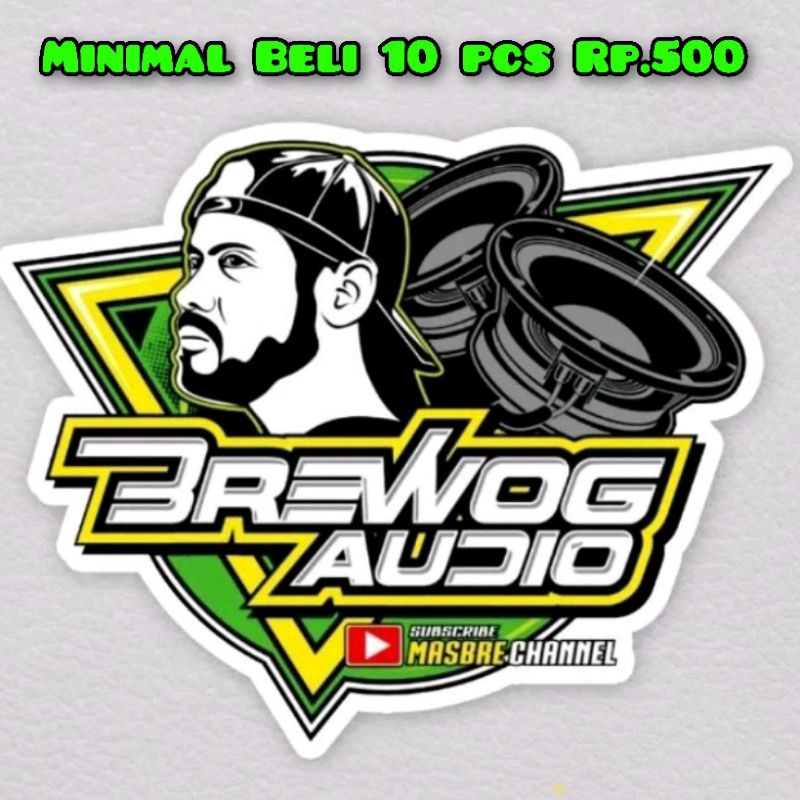 Jual Sticker brewok sound system audio lengkap (SATUAN/ECER) | Shopee ...