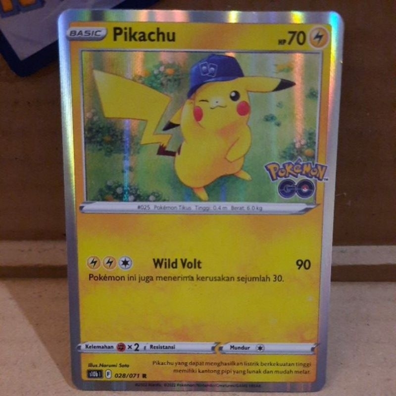 Jual kartu pokemon, pokemon card pikachu (pokemon go) | Shopee Indonesia