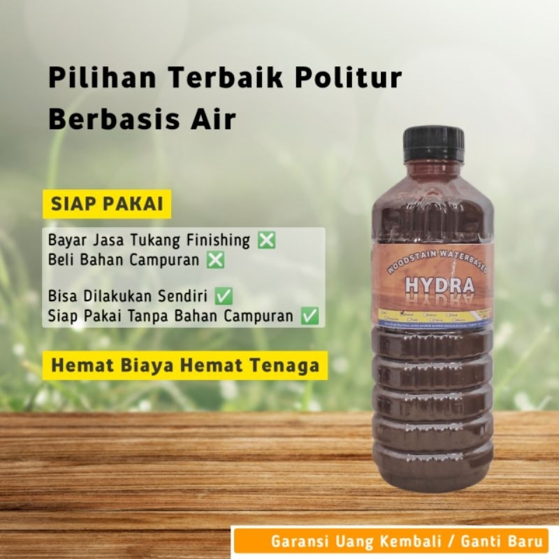 Jual Cat Poles Pewarna Kayu Triplek Bambu 250ml 500ml Warna Coklat Jati ...