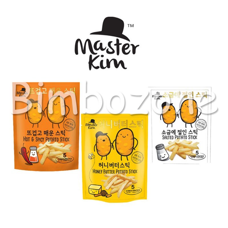 Jual Bimbozone - Master Kim Potato Stick 70g Snack Keripik Kentang ...