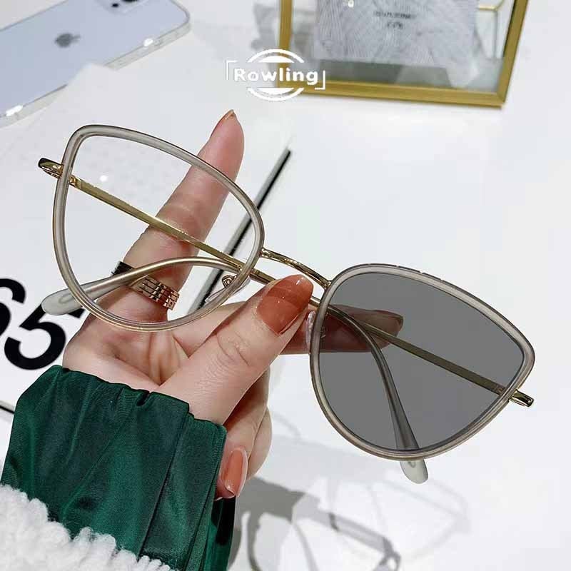 Jual Rowling (Pc-577) 2 In 1 Kacamata lensa photocromic anti radiasi ...