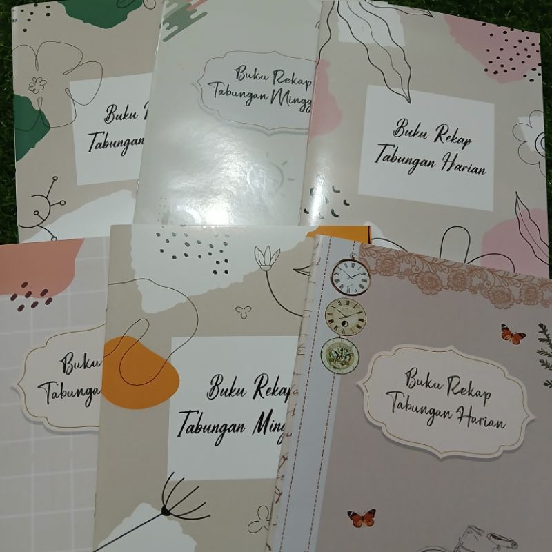 Jual BUKU REKAP TABUANGAN HARIAN /MINGGUAN/ BULANAN/REKAP ANGSURAN ...
