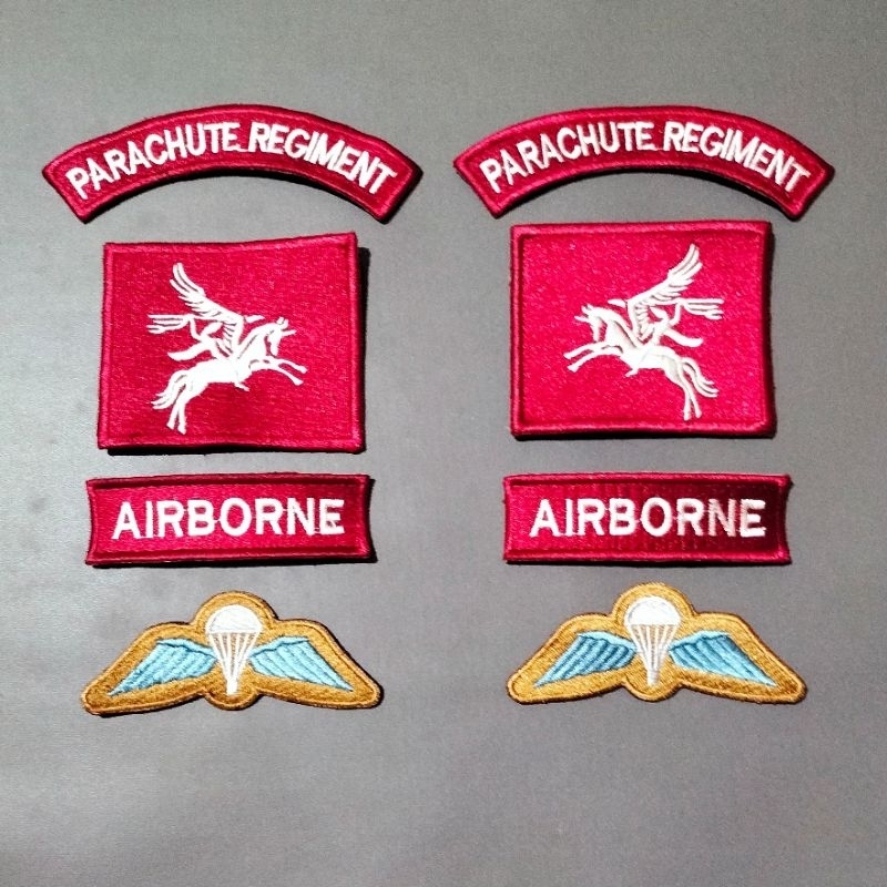Jual Patch Bordir Pegasus Terjun Payung Para Airborne Inggris Red Devil ...