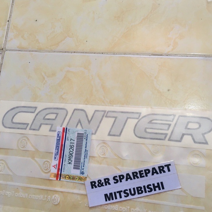 Jual Sticker canter asli Tulisan canter Originl 1 asli KTB ORIGINAL 1 ...