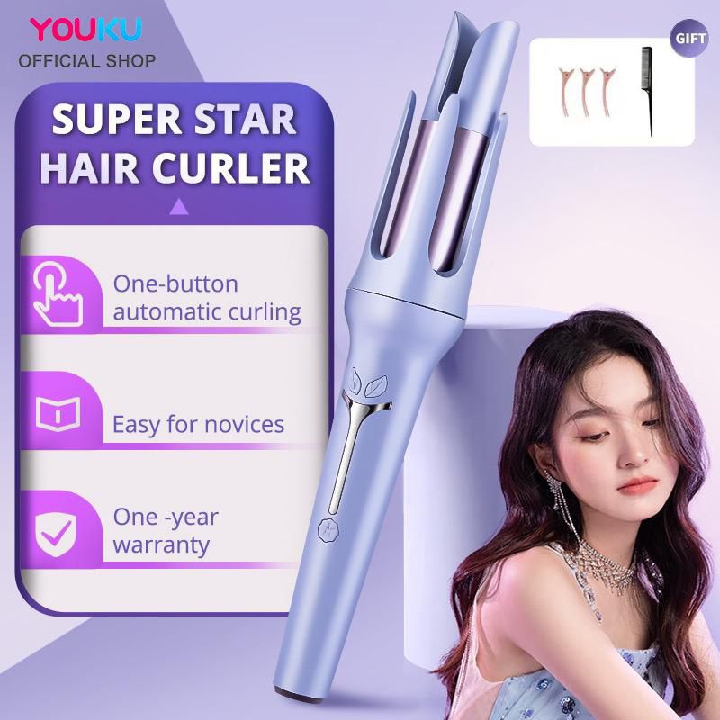 Jual Catokan Keriting Otomatis Catok Curly Keramik 32mm Automatic Hair Curler Taurus Styler ...