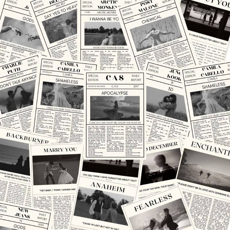 Jual [ 𝐌𝐈𝐍 𝐎𝐑𝐃𝐄𝐑 𝟖𝐤] 16pcs Song Sticker - Music Sticker - SONG ...