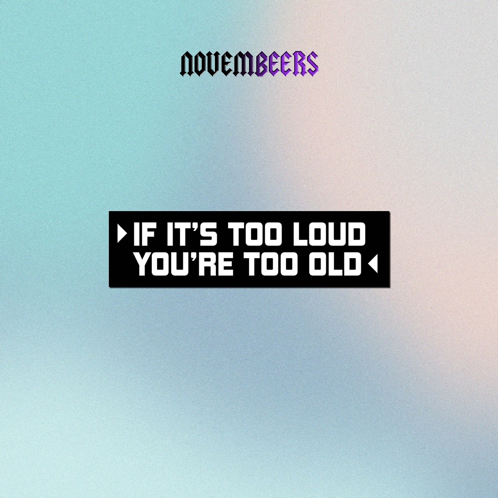 Jual Stiker Vinyl If It's Too Loud Sticker Vinyl Glossy | Shopee Indonesia