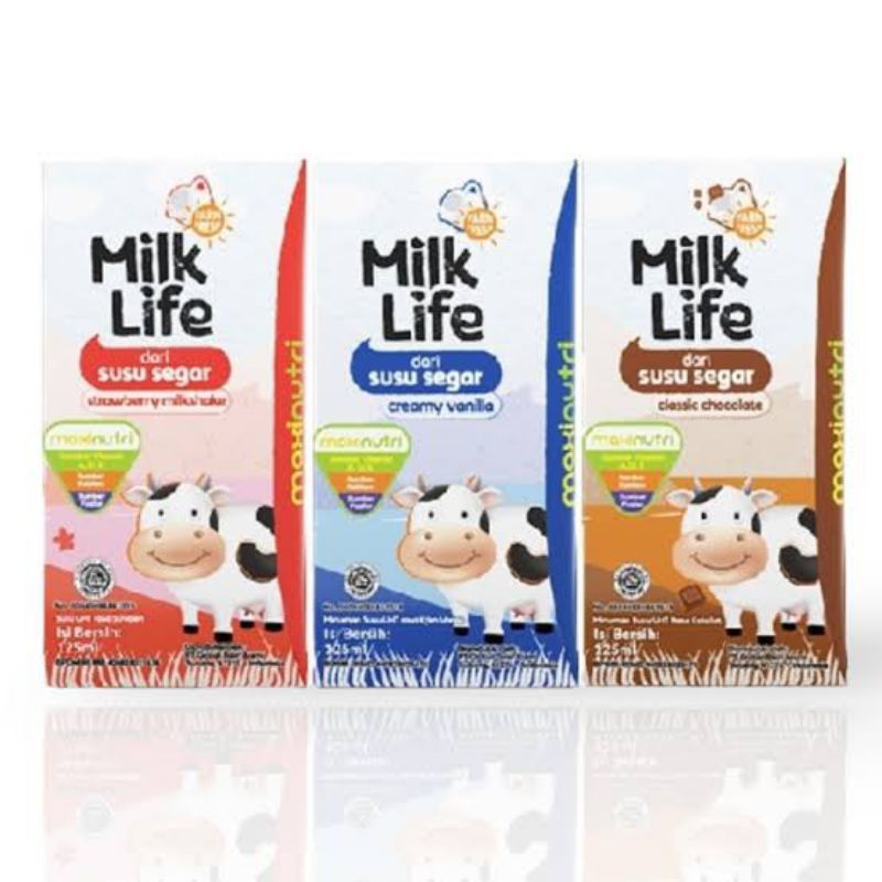 Jual SUSU UHT MILK LIFE 150ML | Shopee Indonesia