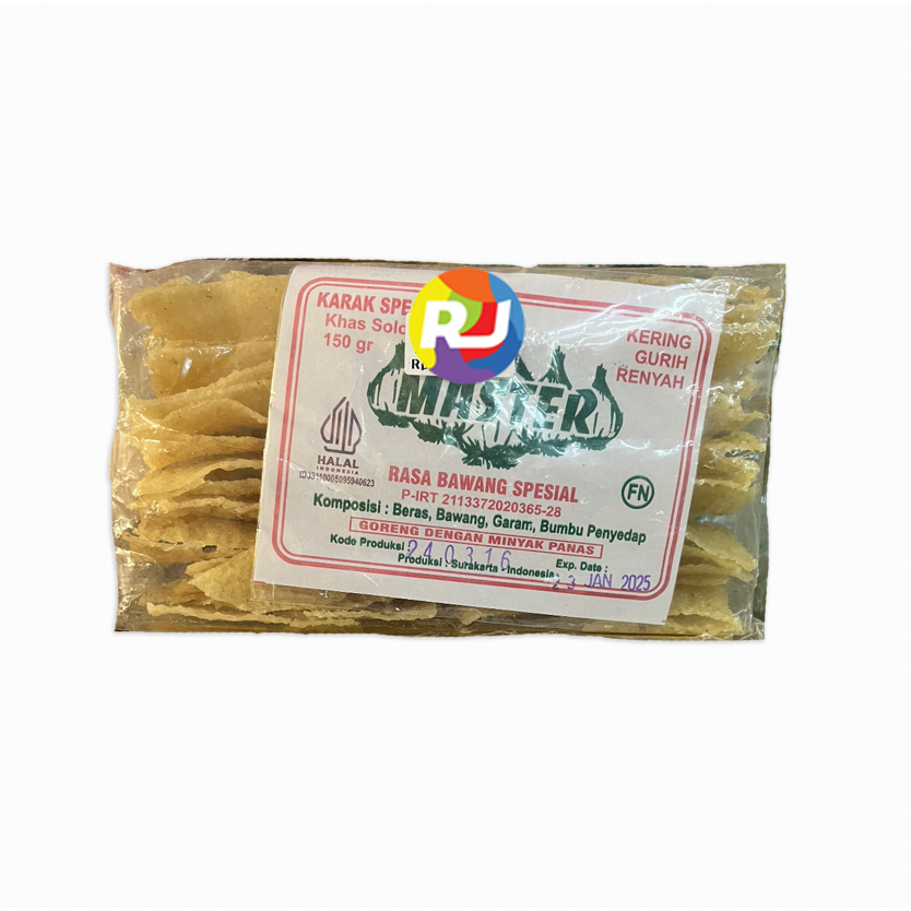 Jual Snack Cemilan Tradisional Keripik Karak Spesial Khas Solo 140gr ...