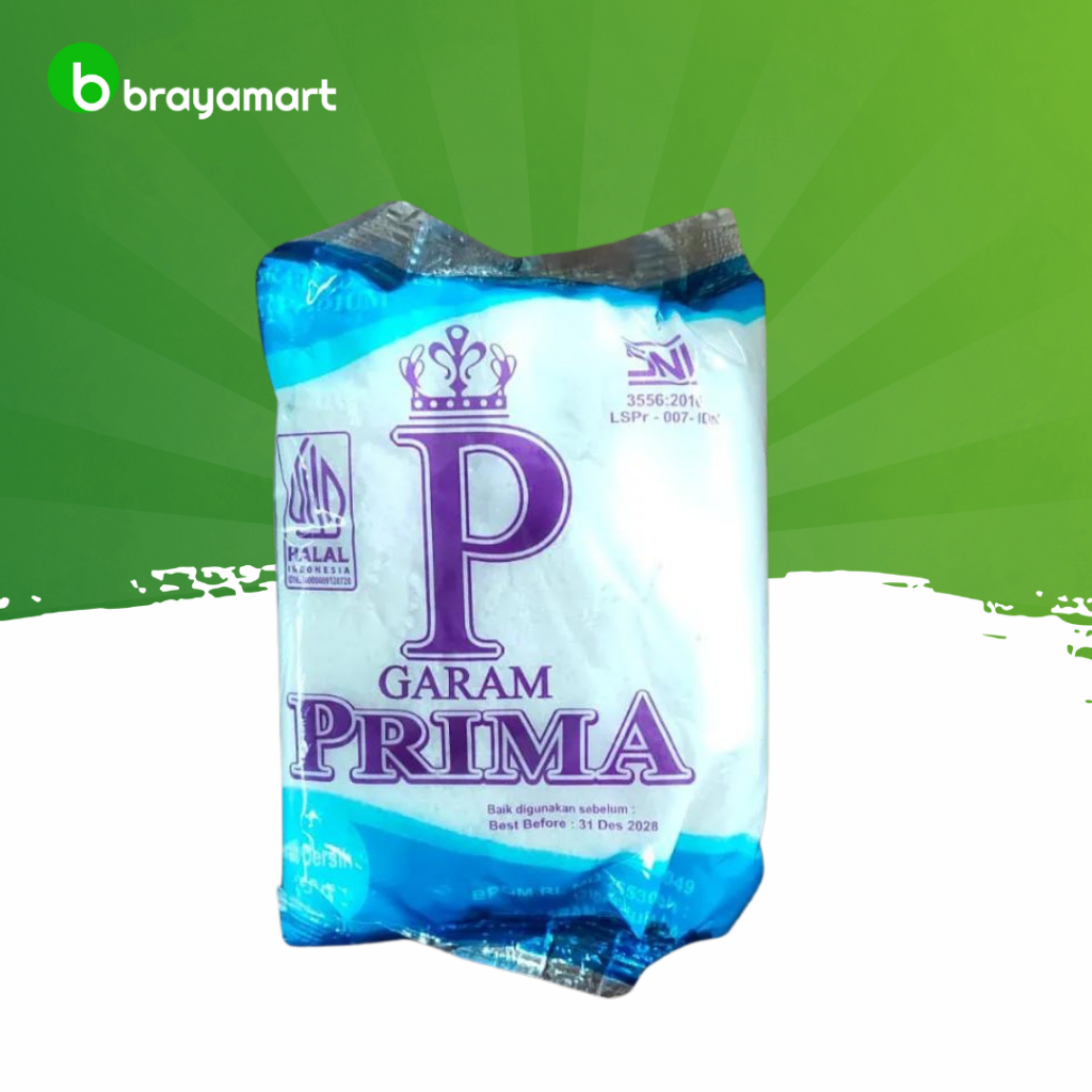 Jual Garam halus prima super 150 gram (1 bungkus) Brayamart | Shopee ...