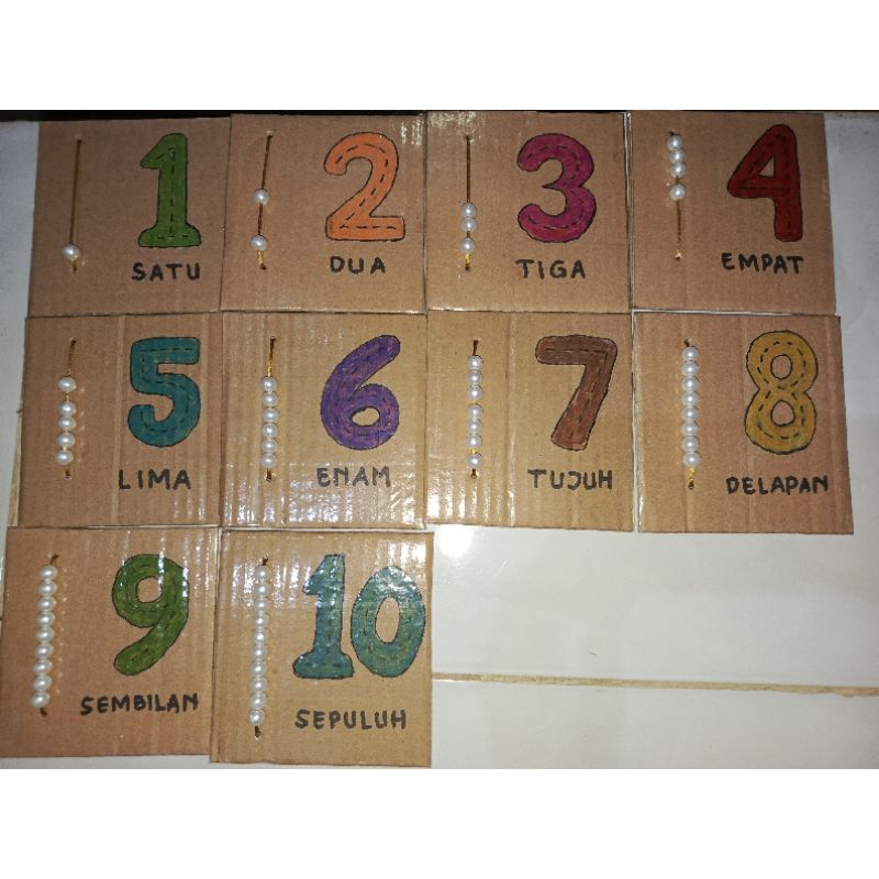 Jual Mengenal Angka dari kardus | Shopee Indonesia