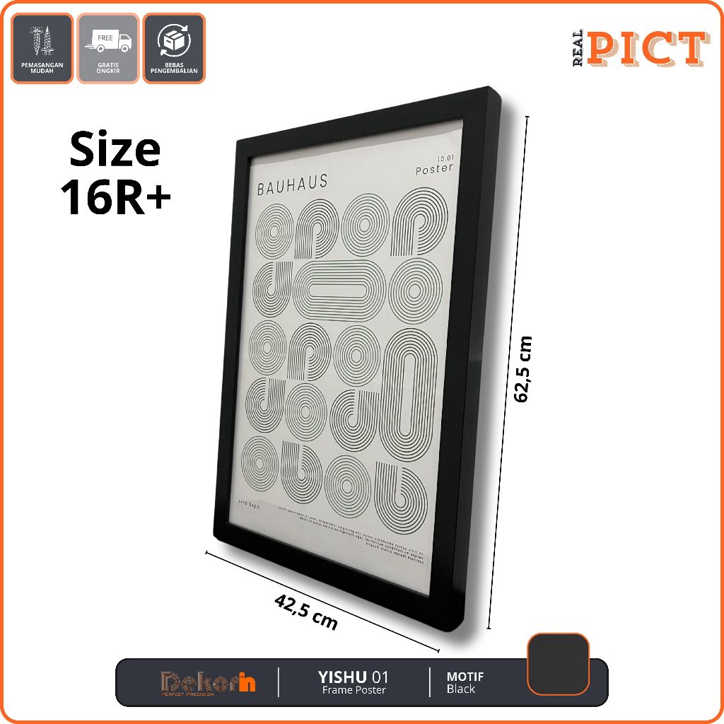 Jual Poster Frame 16R Plus 40x60 - Bingkai Foto Dinding Premium untuk ...