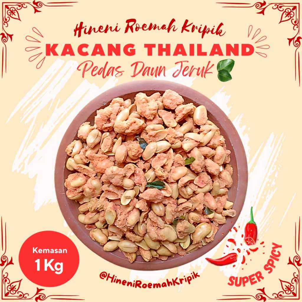 Jual KACANG BALI THAILAND PEDAS GURIH DAUN JERUK 1 KG | Shopee Indonesia
