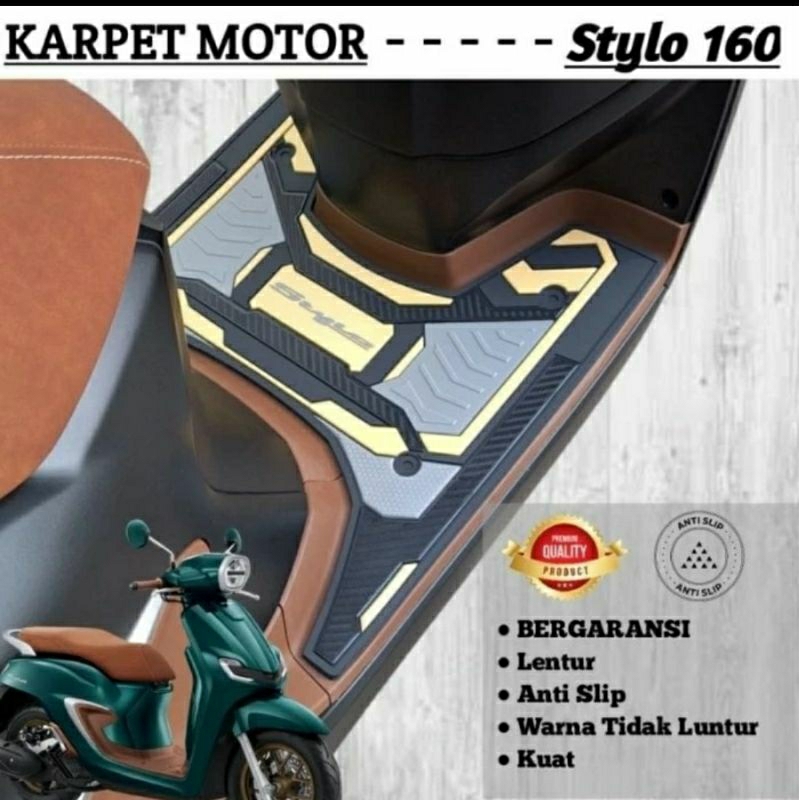 Jual Karpet HONDA STYLO Tahun 2024 2025 karet ptemium MOTOFEED amerah ...
