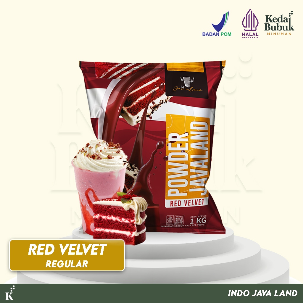 Jual Javaland Bubuk Minuman Rasa Red Velvet 1Kg - Regular Plain ...