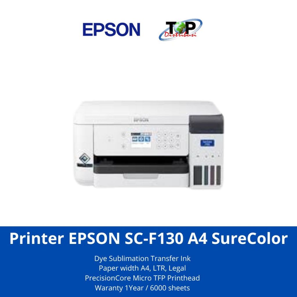Jual Printer Epson SC-F130 SureColor A4 Dye-Sublimation Textile Printer ...