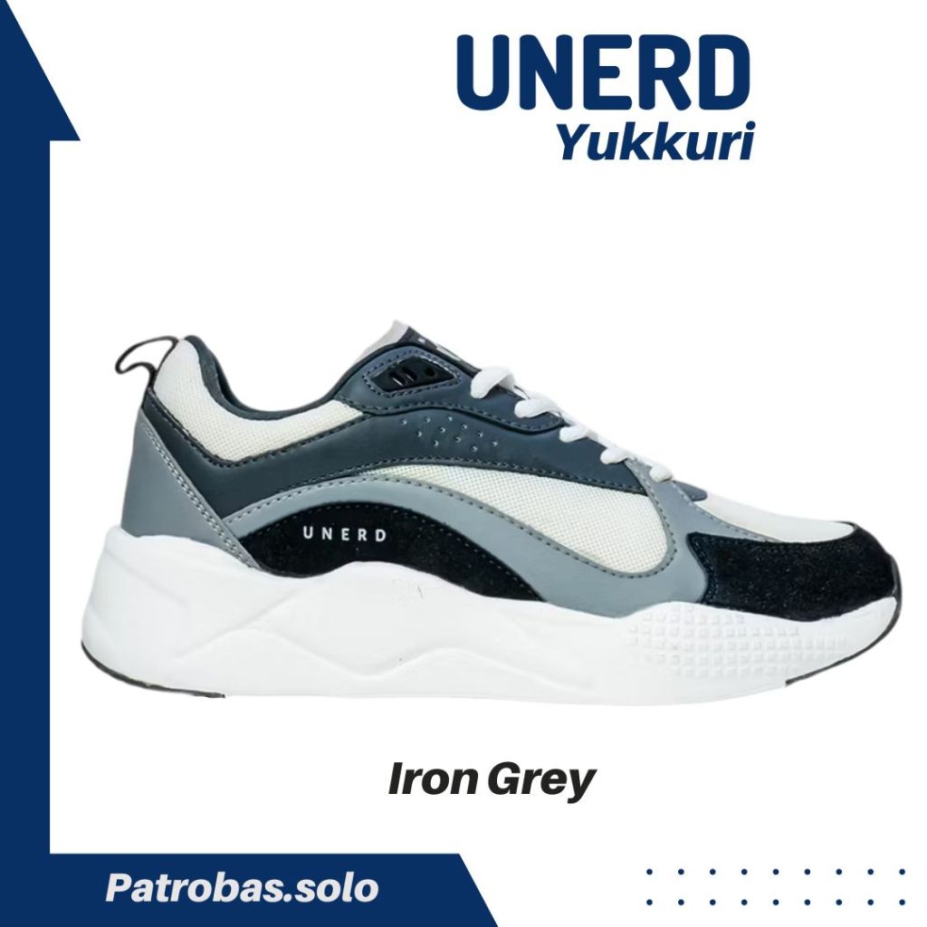 Jual UNERD Yukkuri Iron Grey Original Sepatu Sneakers Casual Shoes Pria ...