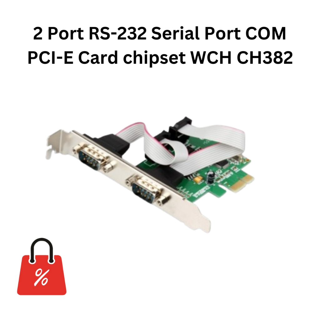 Jual 2 Port RS-232 Serial Port COM PCI-E Card chipset WCH CH382 ...