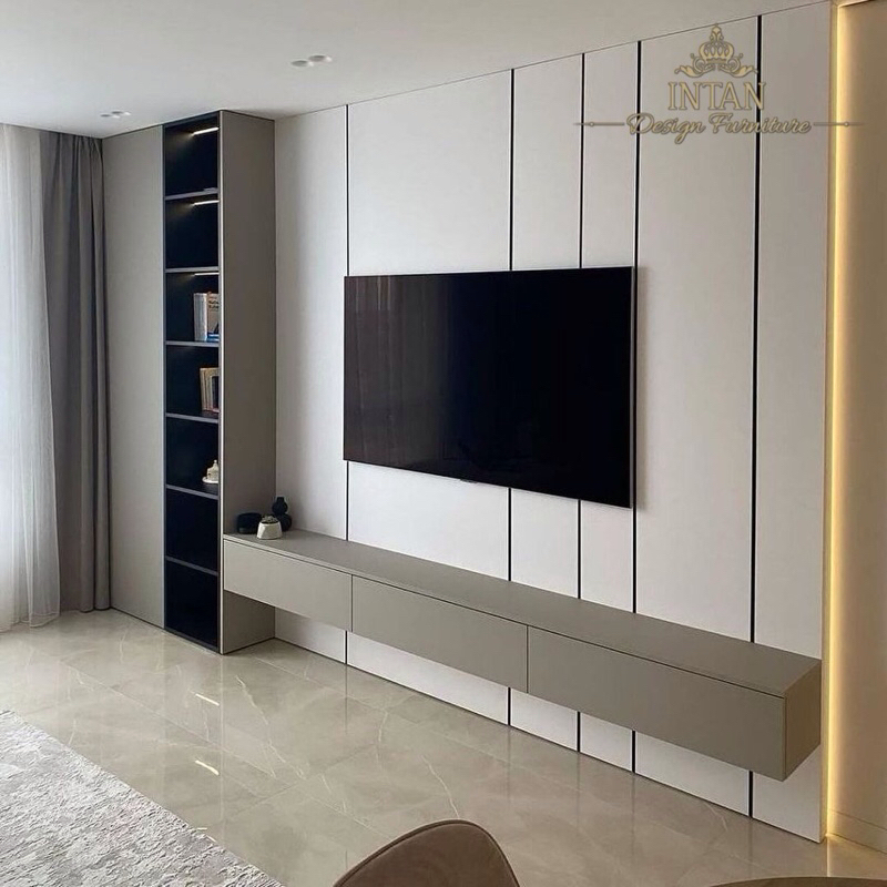 Jual interior backdrop tv custom | Shopee Indonesia