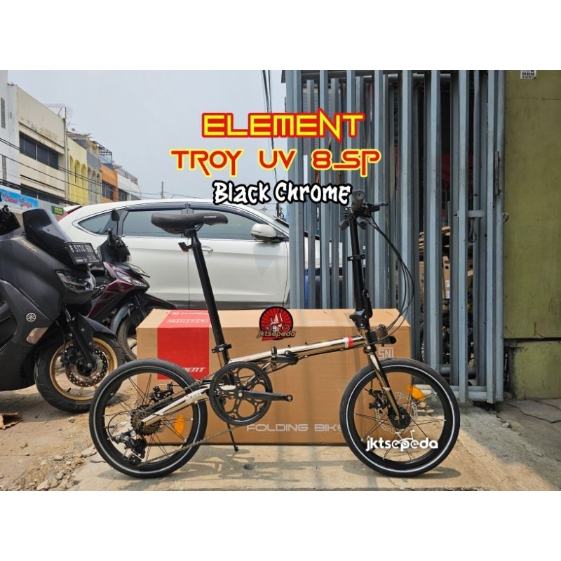 Jual Sepeda Lipat ELEMENT TROY UV 8sp | Shopee Indonesia