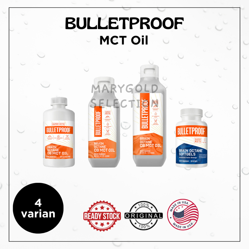 Jual MCT Oil C8 Bulletproof Brain Octane suplemen makanan kesehatan ...