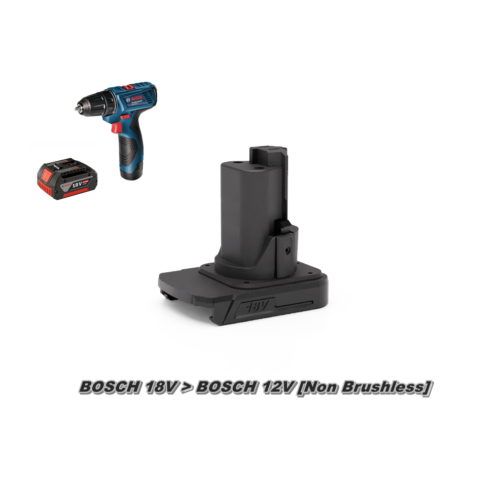 Jual Adapter Bosch 12v | Bosch 18v ke Tools Bosch 12v | Shopee Indonesia