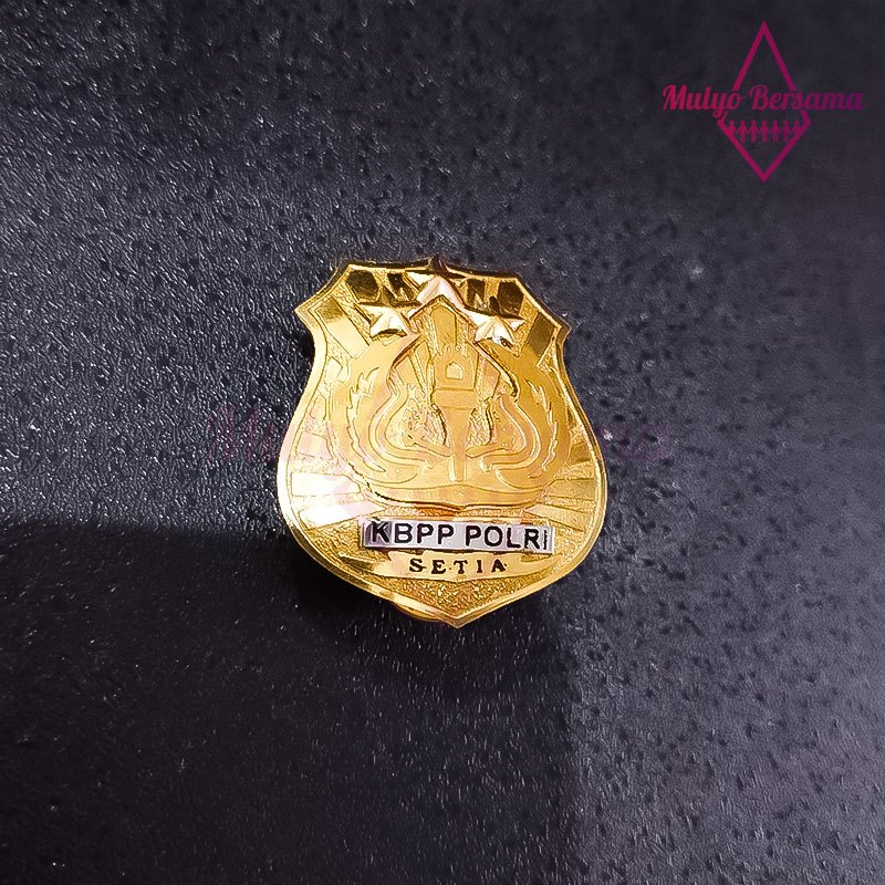Jual Lencana Pin Logo Polri Pin KBPP Polri Setia Ukuran 3 CM - Mulyo ...