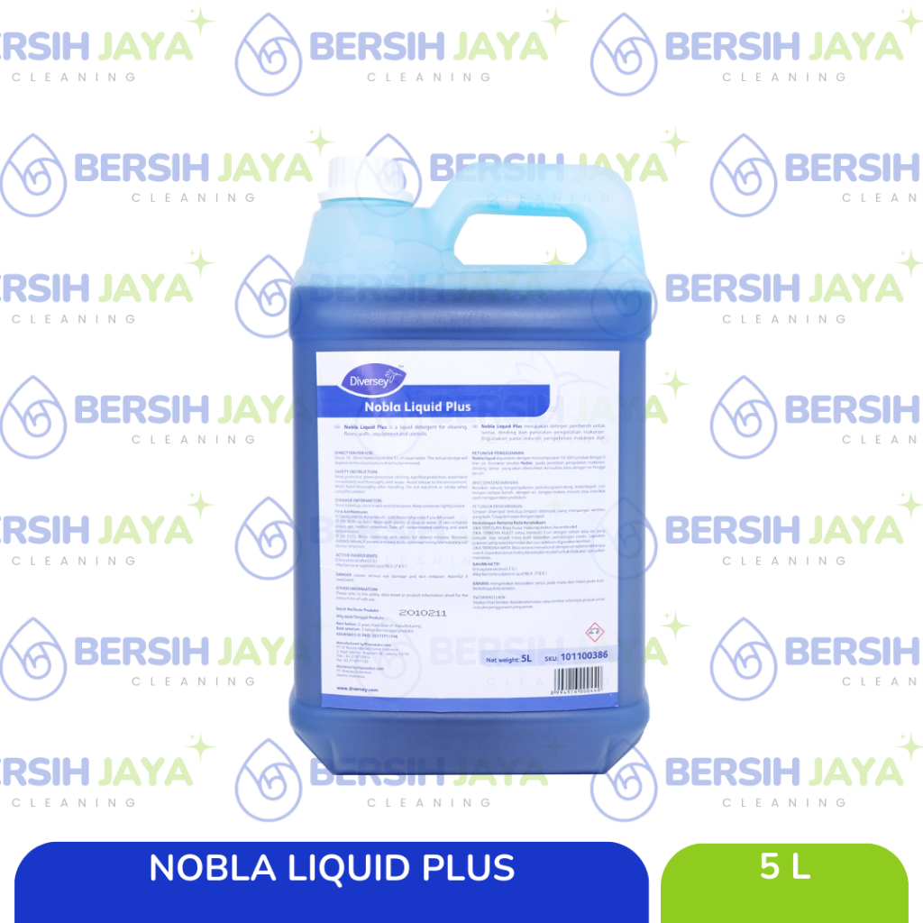 Jual Diversey Nobla Liquid Plus - 5L (Pembersih Serbaguna) | Shopee ...