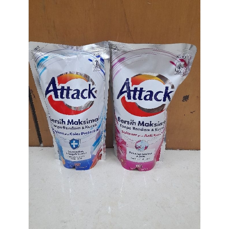 Jual Attack liquid detergen cair konsentrat 750ml | Shopee Indonesia