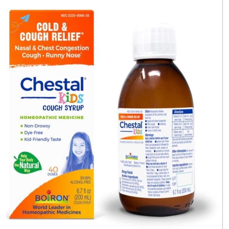 Jual Boiron Chestal Kids Cough Syrup (200ml) | Shopee Indonesia
