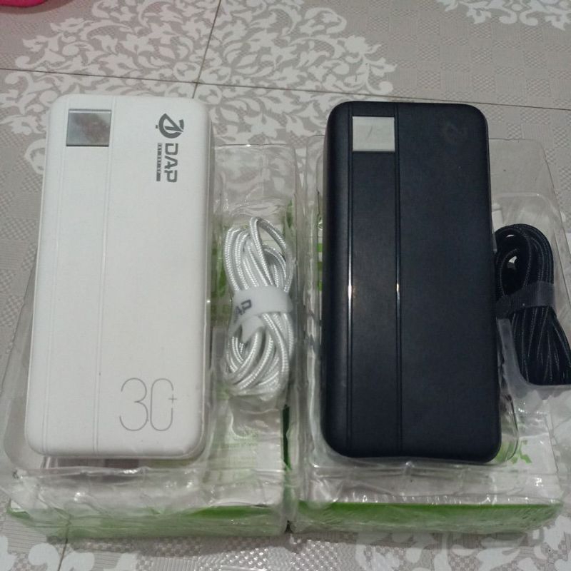 Jual Power bank DAP model D P130 kapasitas 30000MAh COLOKAN TIPE C/LED ...