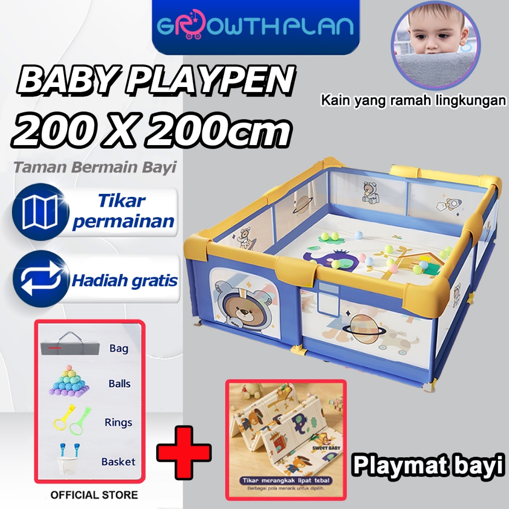 Jual [Aman Untuk Digigit]Pagar Bayi Bermain Untuk Bayi Pagar Mainan ...