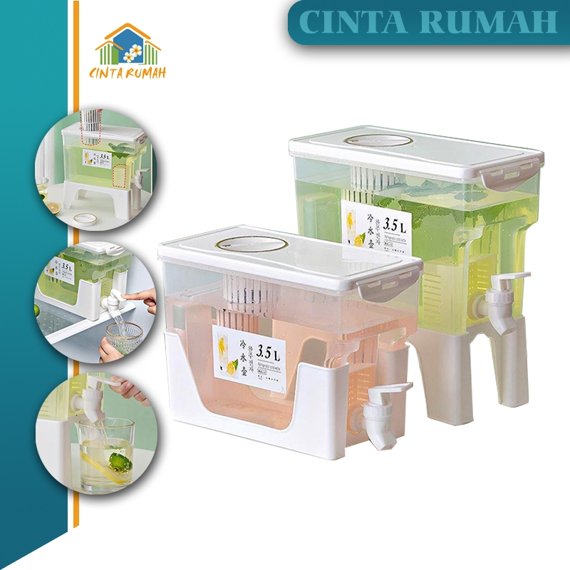 Jual Dispenser jus 3.5L /6.5L Dispenser Air Minum Jus Juice Botol Minum ...