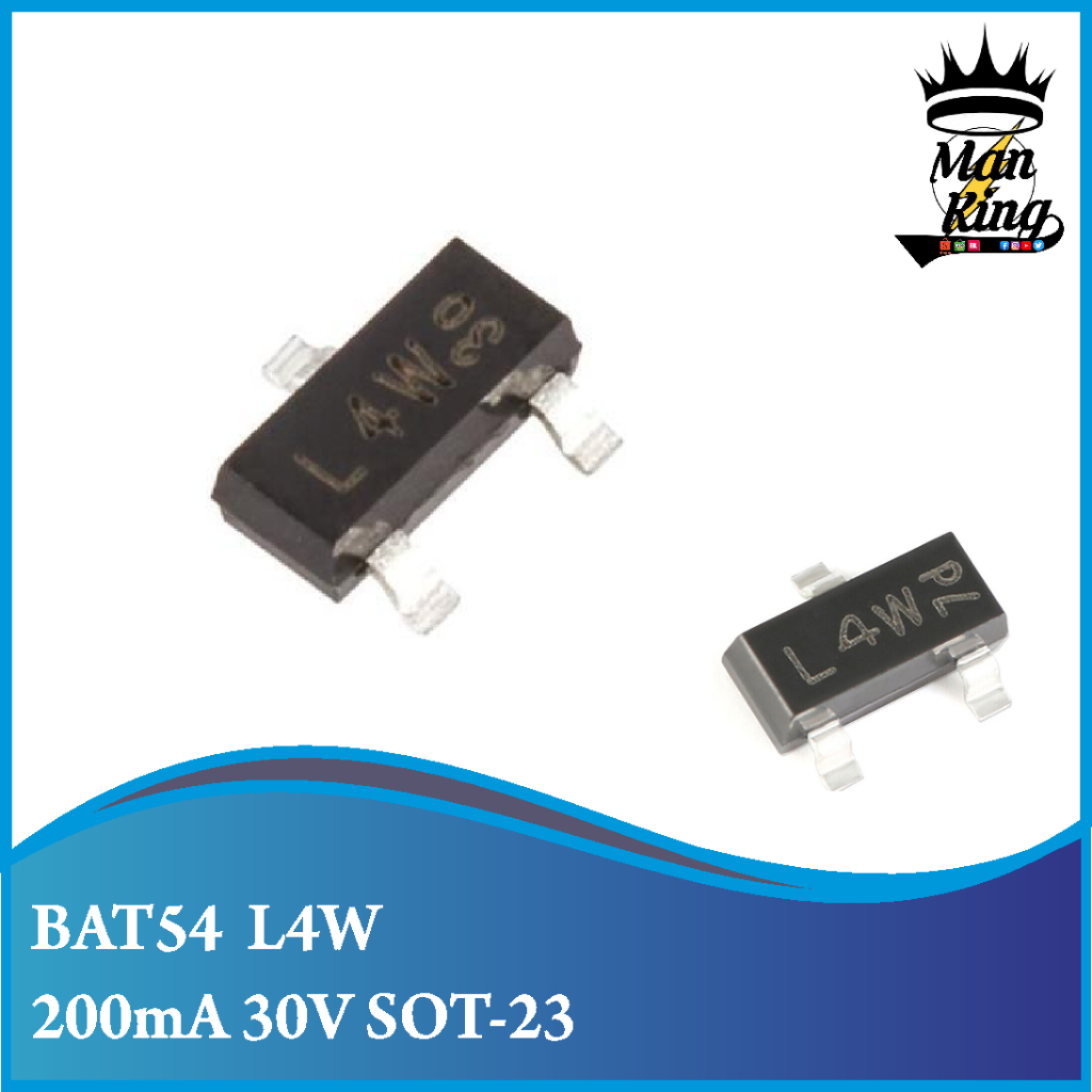 Jual BAT54 L4W Schottky Barrier Diode L4 L4W SOT-23 SMD | Shopee Indonesia