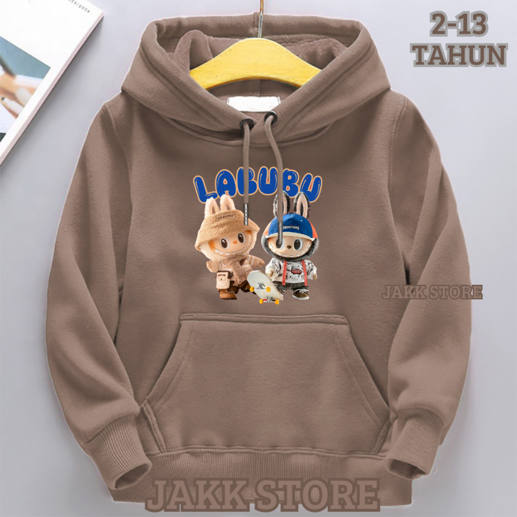 Jual Sweater Hoodie Labubu Anak Laki Laki Perempuan Terbaru Usia 3 4 5 ...