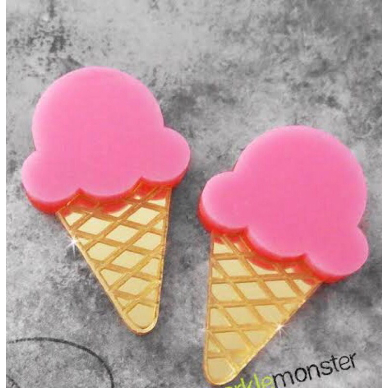 Jual Ice cream tag label es krim cone wafer | Shopee Indonesia