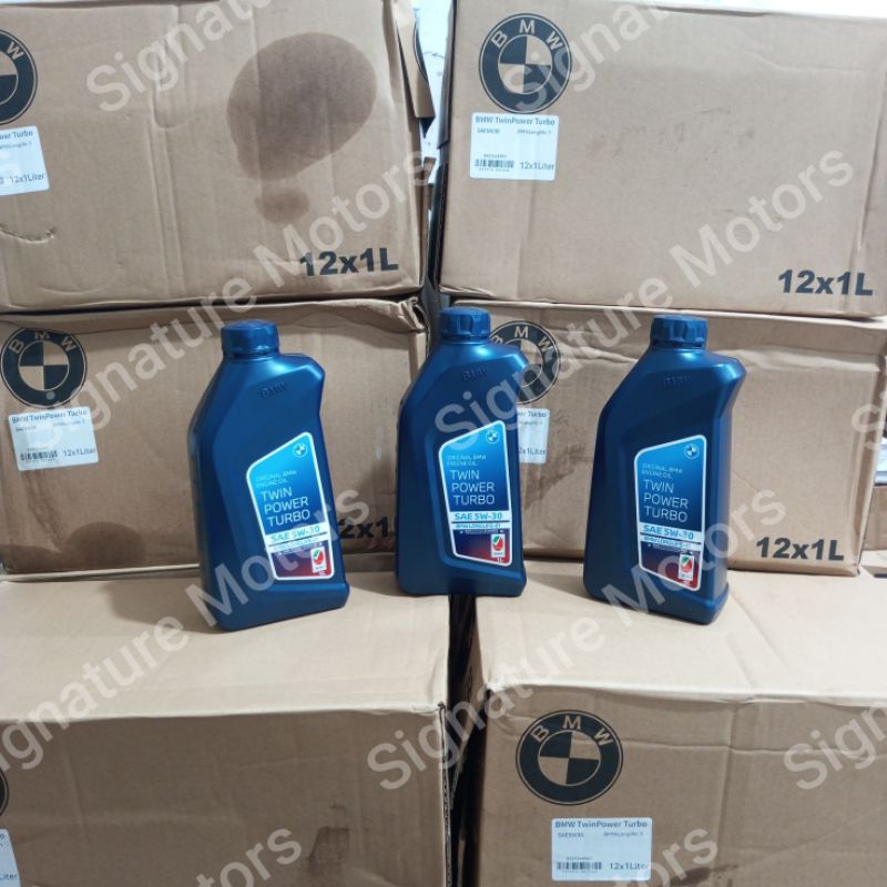 Jual ENGINE OIL / OLI MESIN BMW SAE 5W-30 TWIN POWER TURBO ORIGINAL 1 LITER / OLI BMW LONGLIFE ...