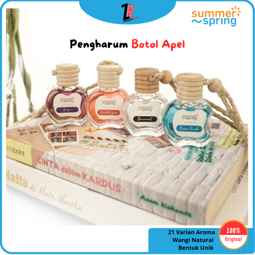 Jual Summerspring Pewangi Pengharum Parfum Ruangan Gantung Botol Apel ...