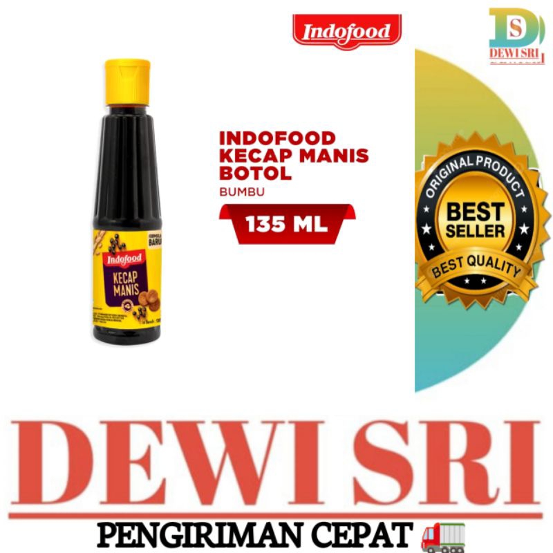 Jual Kecap Manis Indofood Kemasan Botol 135ml | Shopee Indonesia